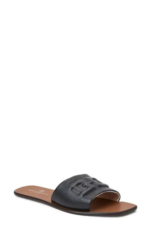 Bruno Magli Aqua Slide Sandal - Black Tumbled