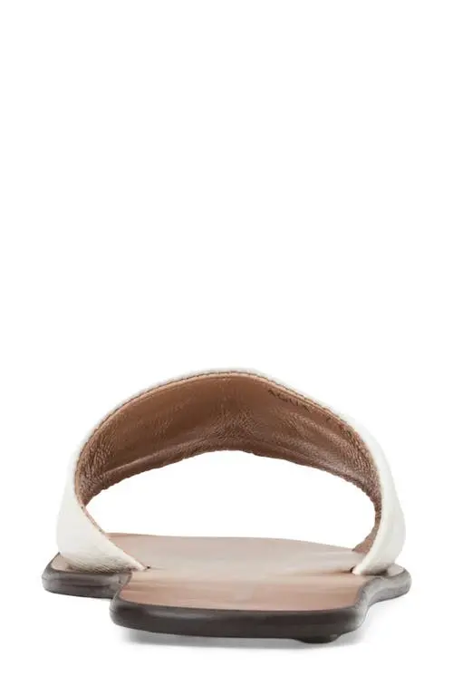 Bruno Magli Leather Slide Sandal