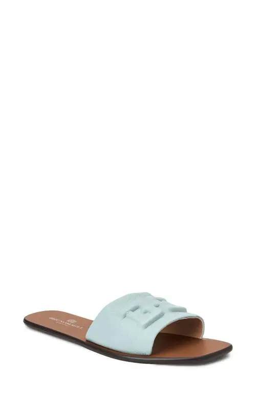 Bruno Magli Aqua Slide Sandal - Sky Blue Tumbled