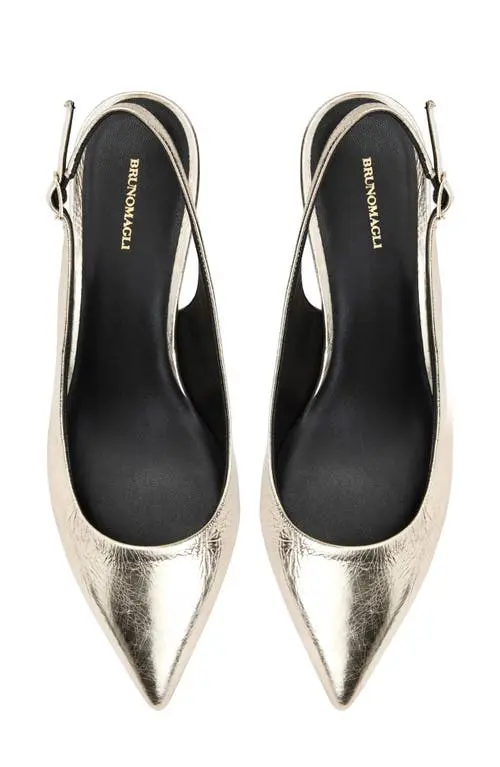 Bruno Magli Palermo Slingback Kitten Heel Pumps