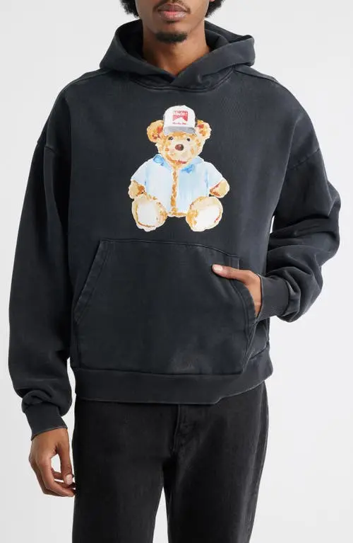 MARKET Watercolor Teddy Bear Graphic Hoodie