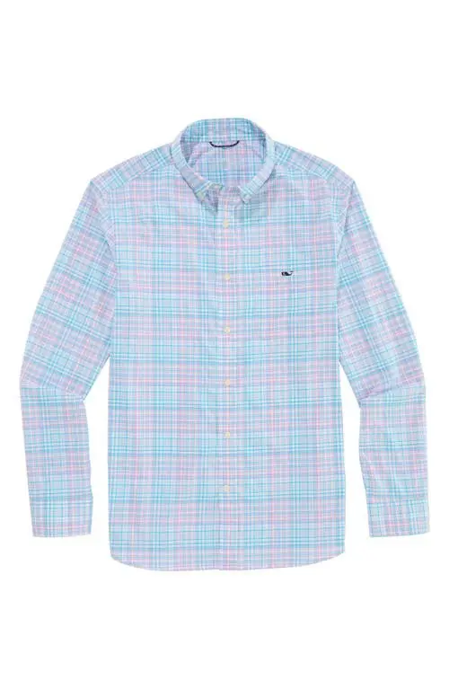Vineyard Vines Parrotfish Plaid Performance Button Down Shirt