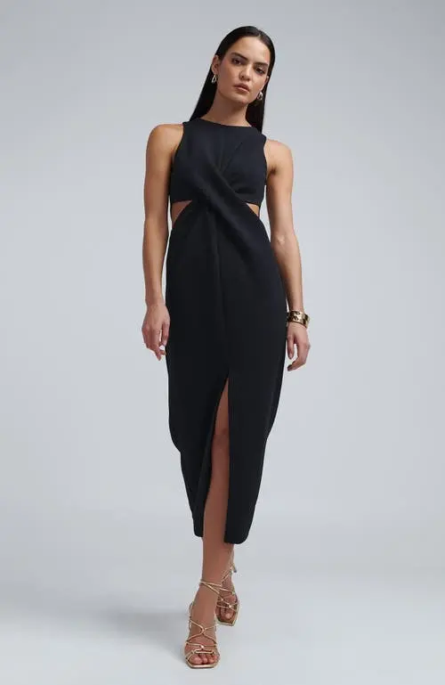 BWLDR Newark Midi Dress - Black