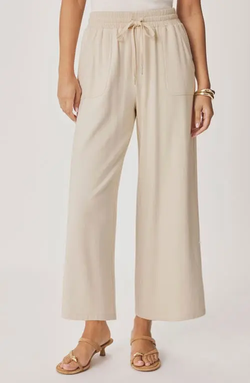 Splendid Jada Drawstring Pants - Light Fawn Beige
