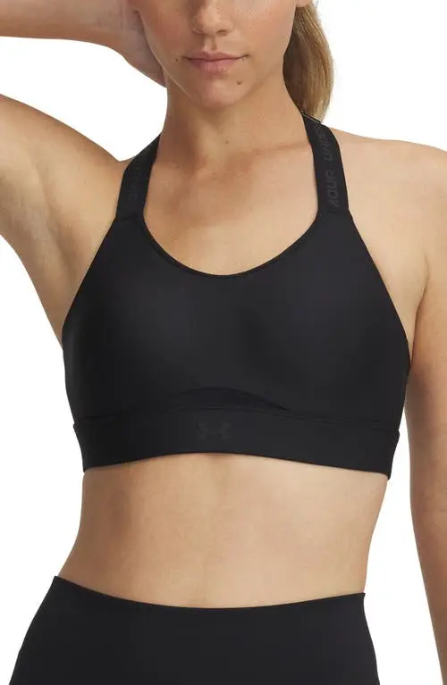 Under Armour Infinity High Strappy Sports Bra - Black//black