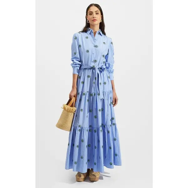 La DoubleJ Bellini Maxi Dress - Third Eye Light Blue