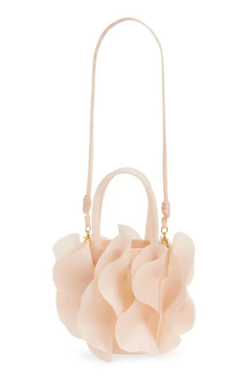 Farm Rio Jelly Flower Bag - Blush
