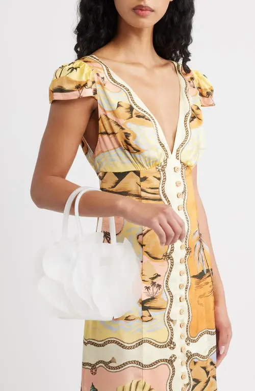 Farm Rio Jelly Flower Bag - Ivory