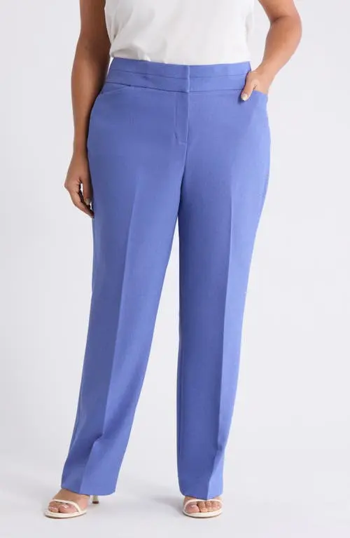TAHARI ASL Bell Bottom Trousers - Deep Peri