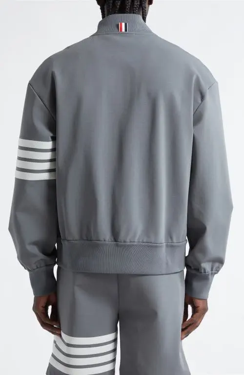 Thom Browne 4-bar Tech Bomber - Medium Grey