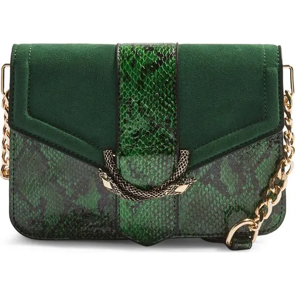 Topshop Sela Crossbody Bag - Green
