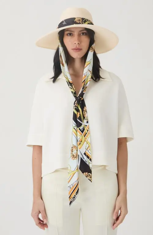 Eugenia Kim Cassidy Upf 30+ Packable Fedora - Ivory