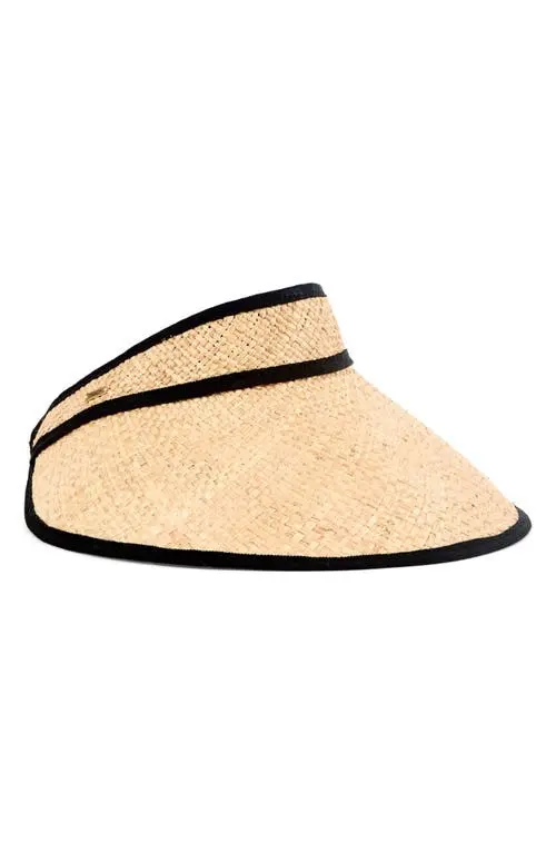 Eugenia Kim Cassidy Wide Brim Visor Upf 25 - Natural