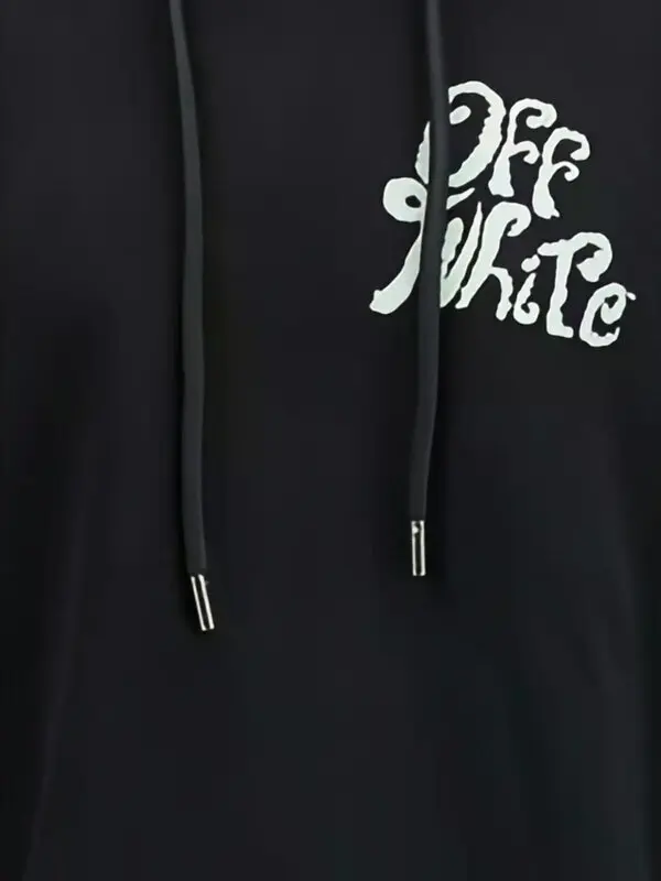 Off-White Long-sleeve Logo Hoodie