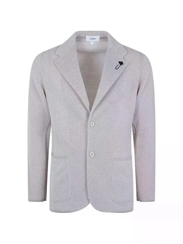 LARDINI Texture Blazer - Neutrals