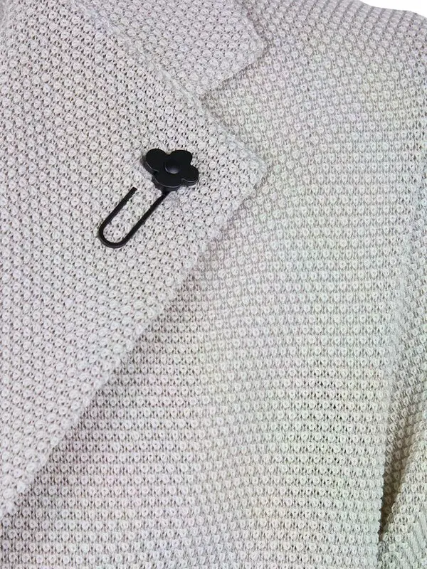 LARDINI Texture Blazer - Neutrals