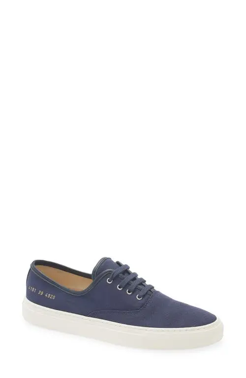 COMMON PROJECTS Four Hole Slip-on Sneaker - Navy