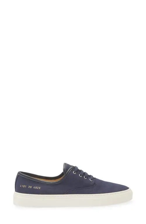 COMMON PROJECTS Four Hole Slip-on Sneaker - Navy