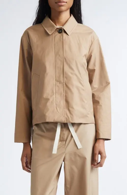 Max Mara Bambola Cotton Blend Twill Trench Jacket - Camel