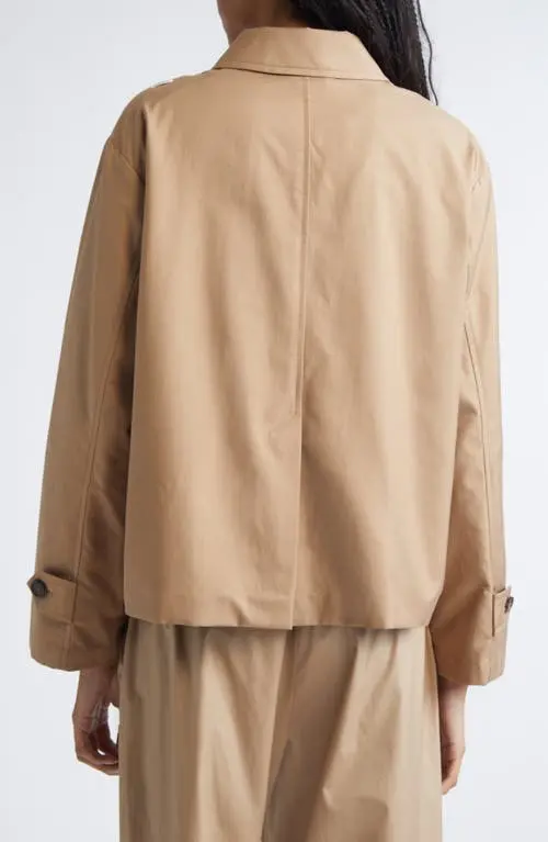Max Mara Bambola Cotton-blend Twill Trench Jacket