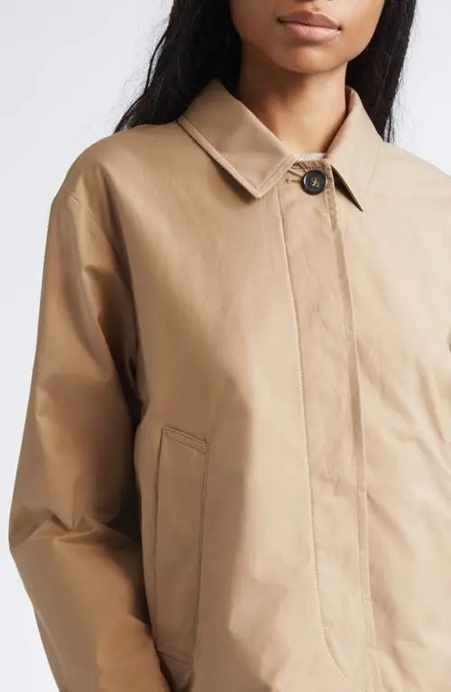Max Mara Bambola Cotton-blend Twill Trench Jacket
