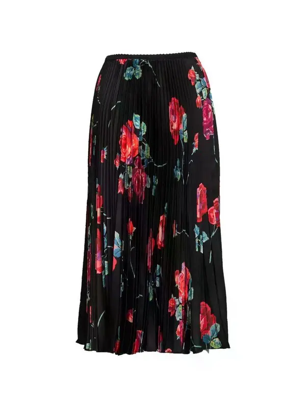 N°21 Pleated Floral Print Skirt