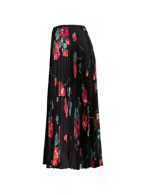N°21 Pleated Floral Print Skirt