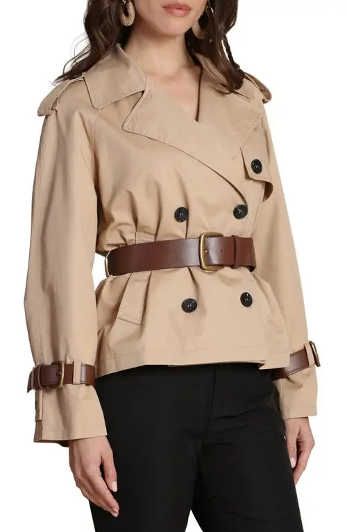 Avec Les Filles Belted Trench Jacket