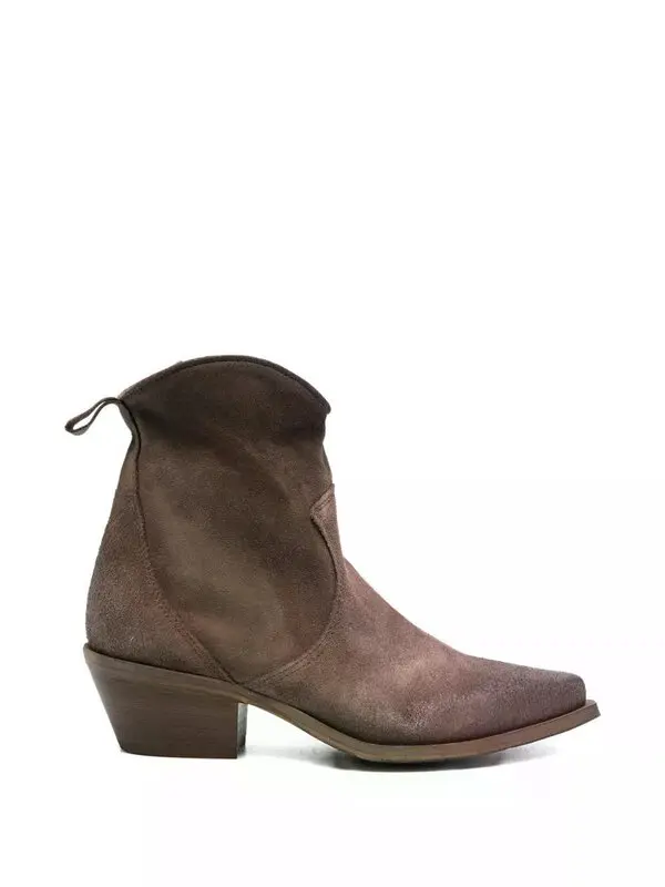 METISSE Suede Cowboy Boots