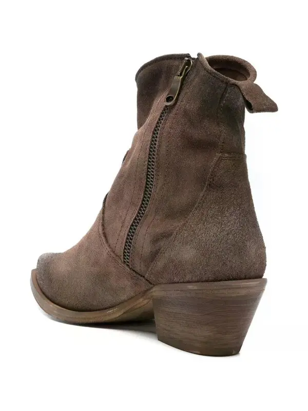 METISSE Suede Cowboy Boots