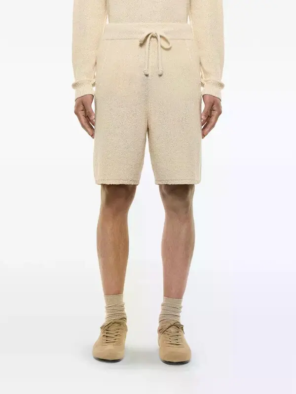 LANEUS Knitted Drawstring Shorts