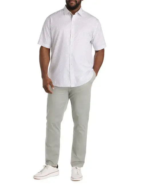 SYNRGY BY DXL Big & Tall Micro Floral Sport Shirt
