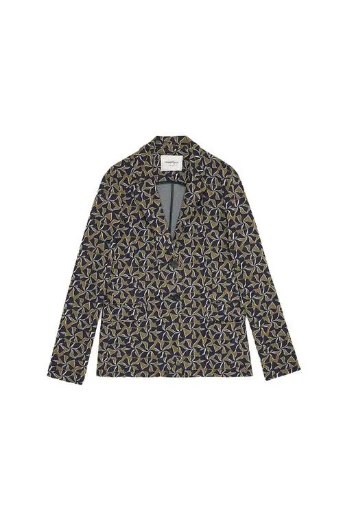 OTTOD'AME Printed Jacket - Blue