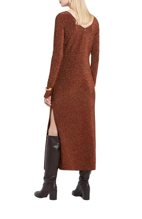 OTTOD'AME Long Sleeve Maxi Dress