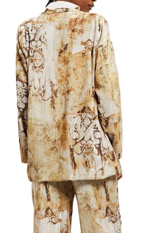 OTTOD'AME Patterned Blazer