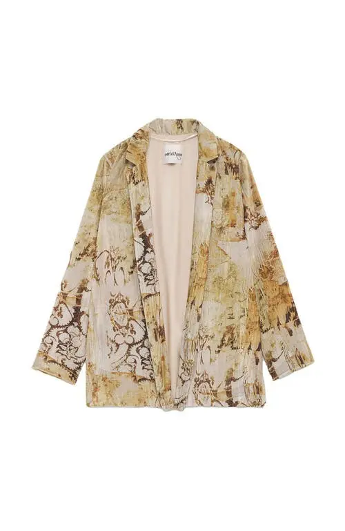 OTTOD'AME Patterned Blazer
