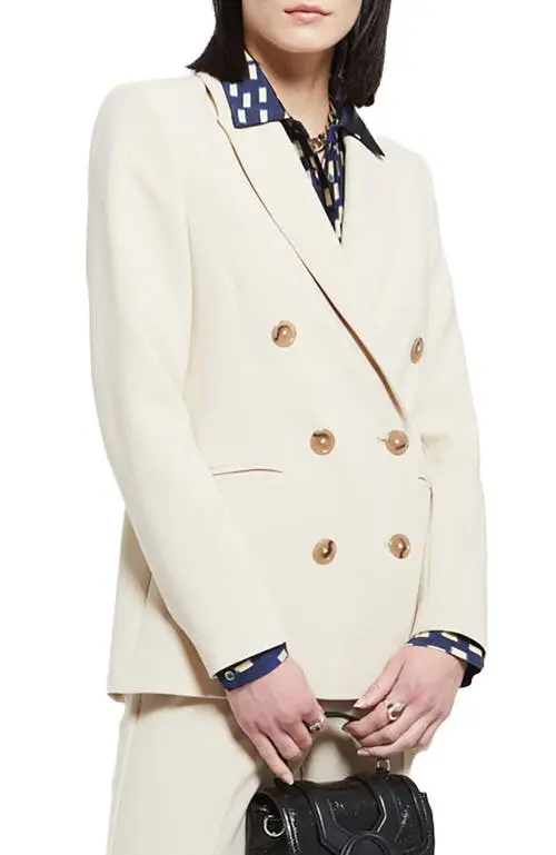 OTTOD'AME Double-breasted Jacket - Ecru