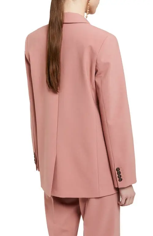 OTTOD'AME Blazer With Button - Blush Pink