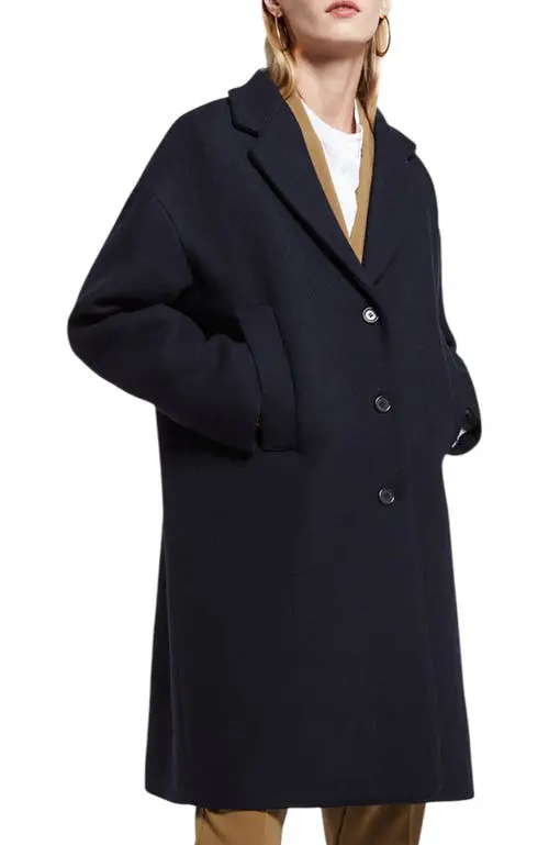 OTTOD'AME Wool-blend Midi Coat - Night