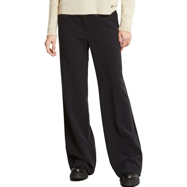 OTTOD'AME Palazzo Trousers - Black