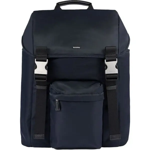 Sandro Nylon Backpack - Navy Blue