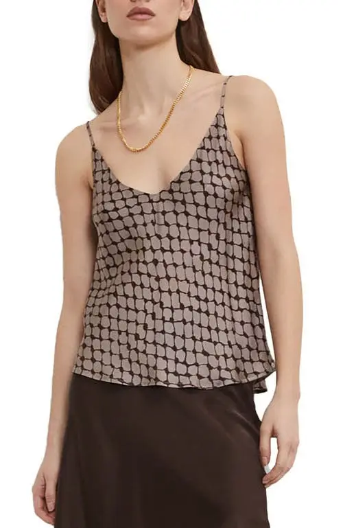 OTTOD'AME Printed Viscose Camisole