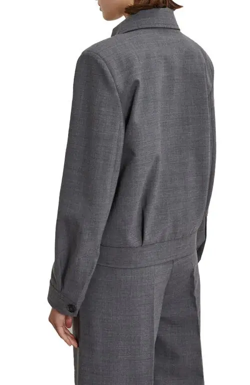 OTTOD'AME Collared Wool-blend Jacket