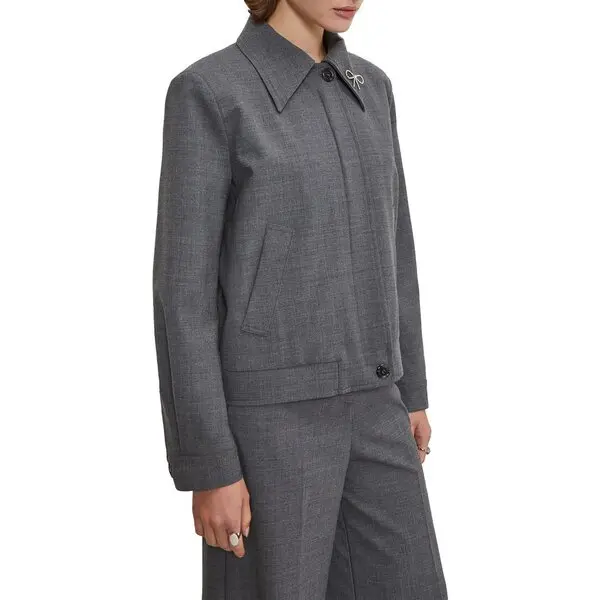 OTTOD'AME Collared Wool-blend Jacket