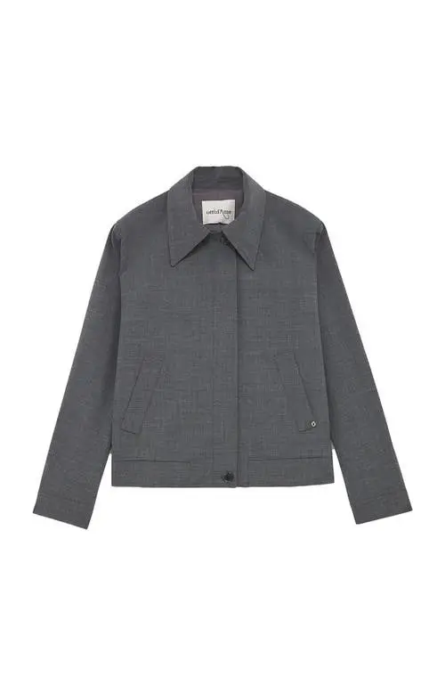 OTTOD'AME Collared Wool-blend Jacket
