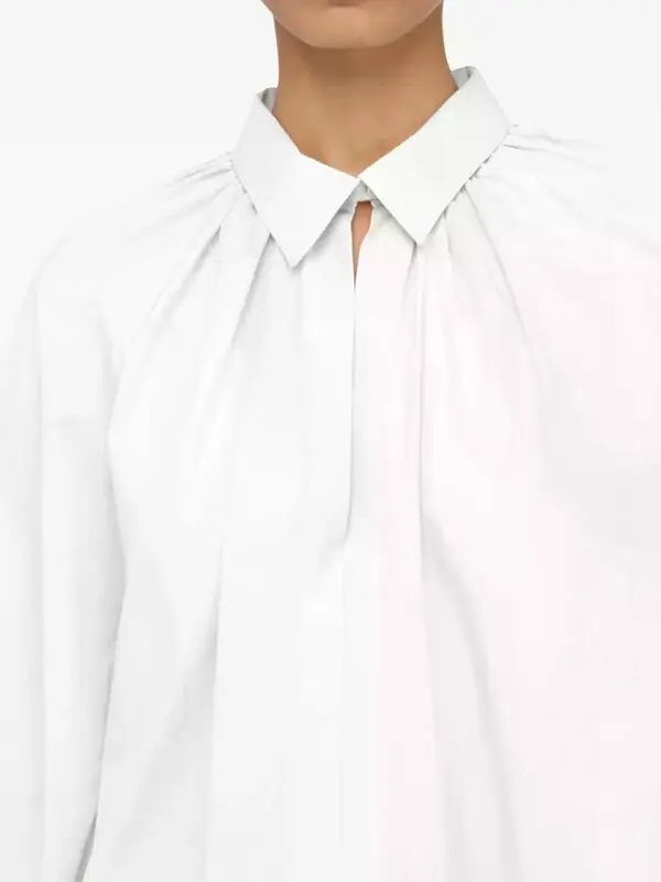 SEMICOUTURE Gathered-collar Shirt