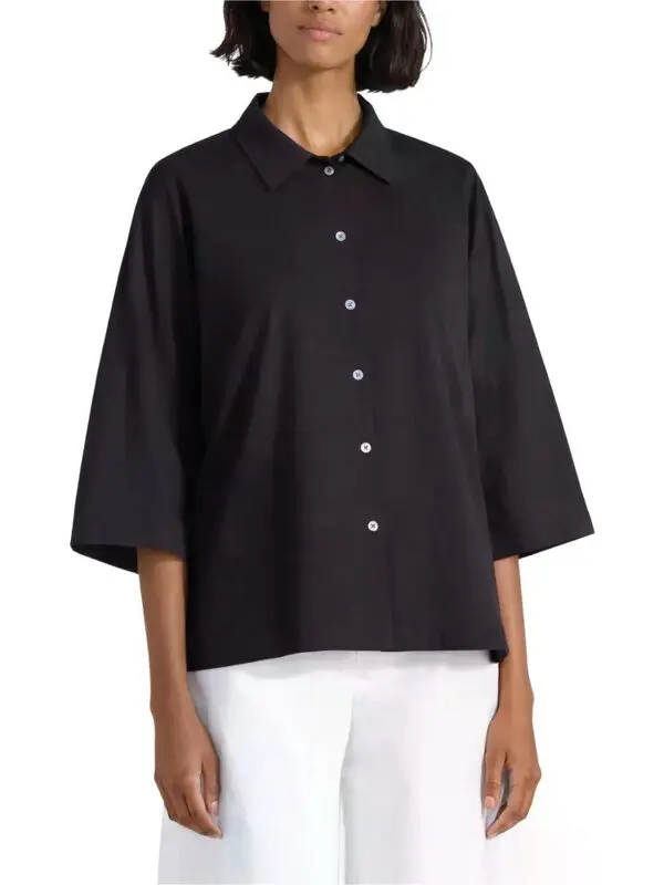Liviana Conti Button Flared Shirt