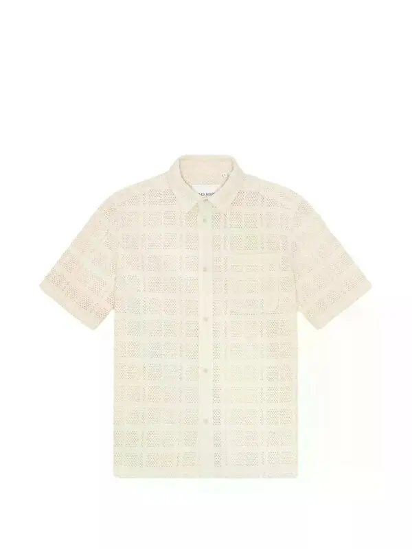 LES DEUX Charlie Open-work Shirt - Neutrals