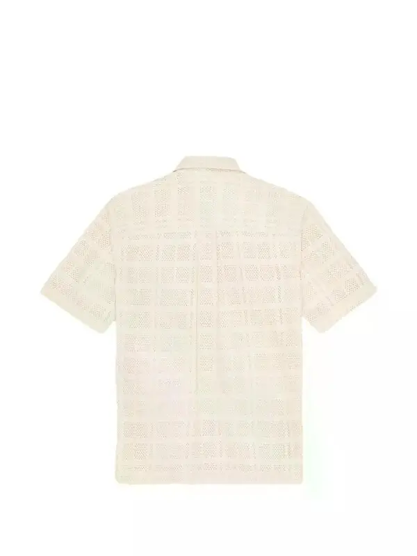 LES DEUX Charlie Open-work Shirt - Neutrals