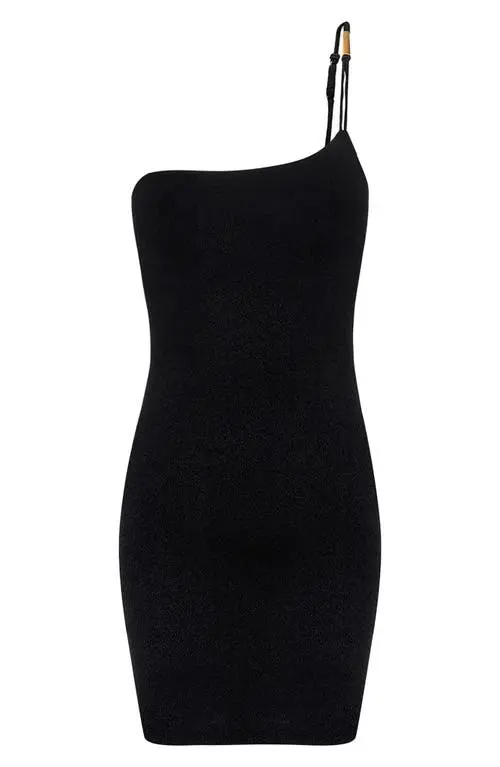 VIX PAULA HERMANNY Sharon One-shoulder Minidress